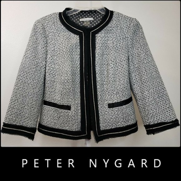 Peter Nygard | Jackets & Coats | Peter Nygard Woman Blazer Open Front ...